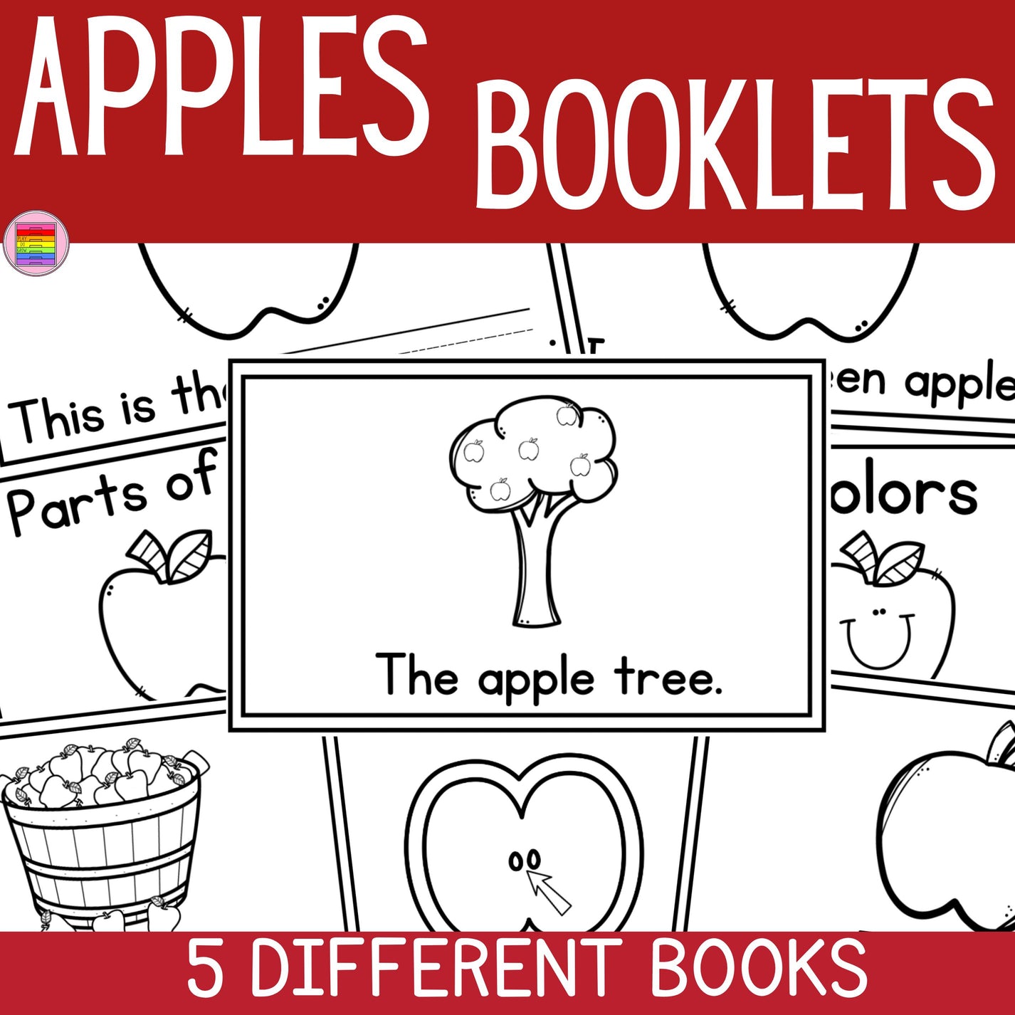 Apples Booklets Emergent Reader | PreK, Kindergarten & Elementary ...